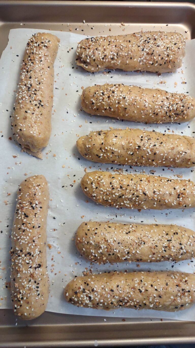 Homemade Everything Bagel Dogs With Fresh Milled Flour - Fresh Milled Mama