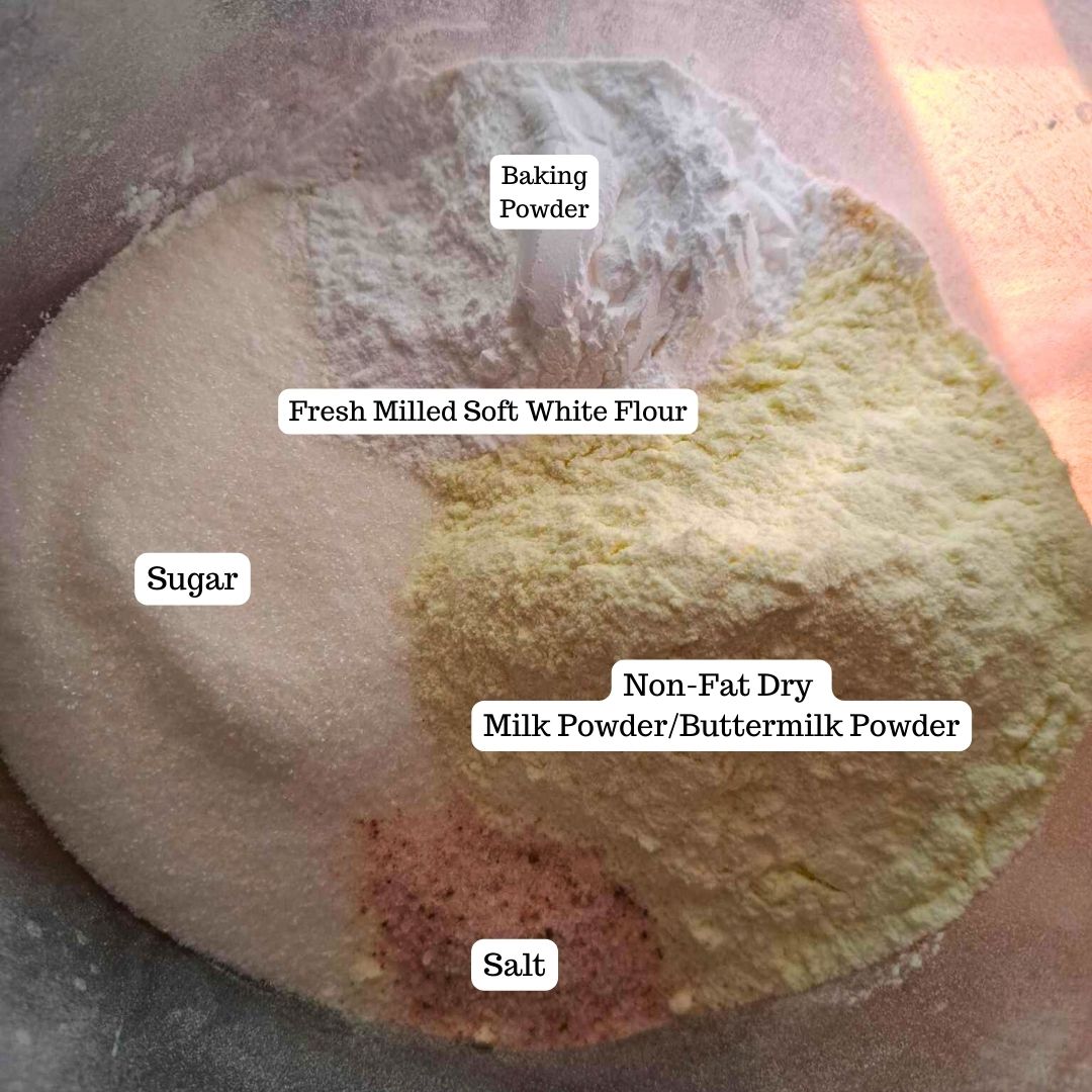 Dry Pancake Mix Made With Fresh Milled Flour (Just Add Water) - Fresh ...