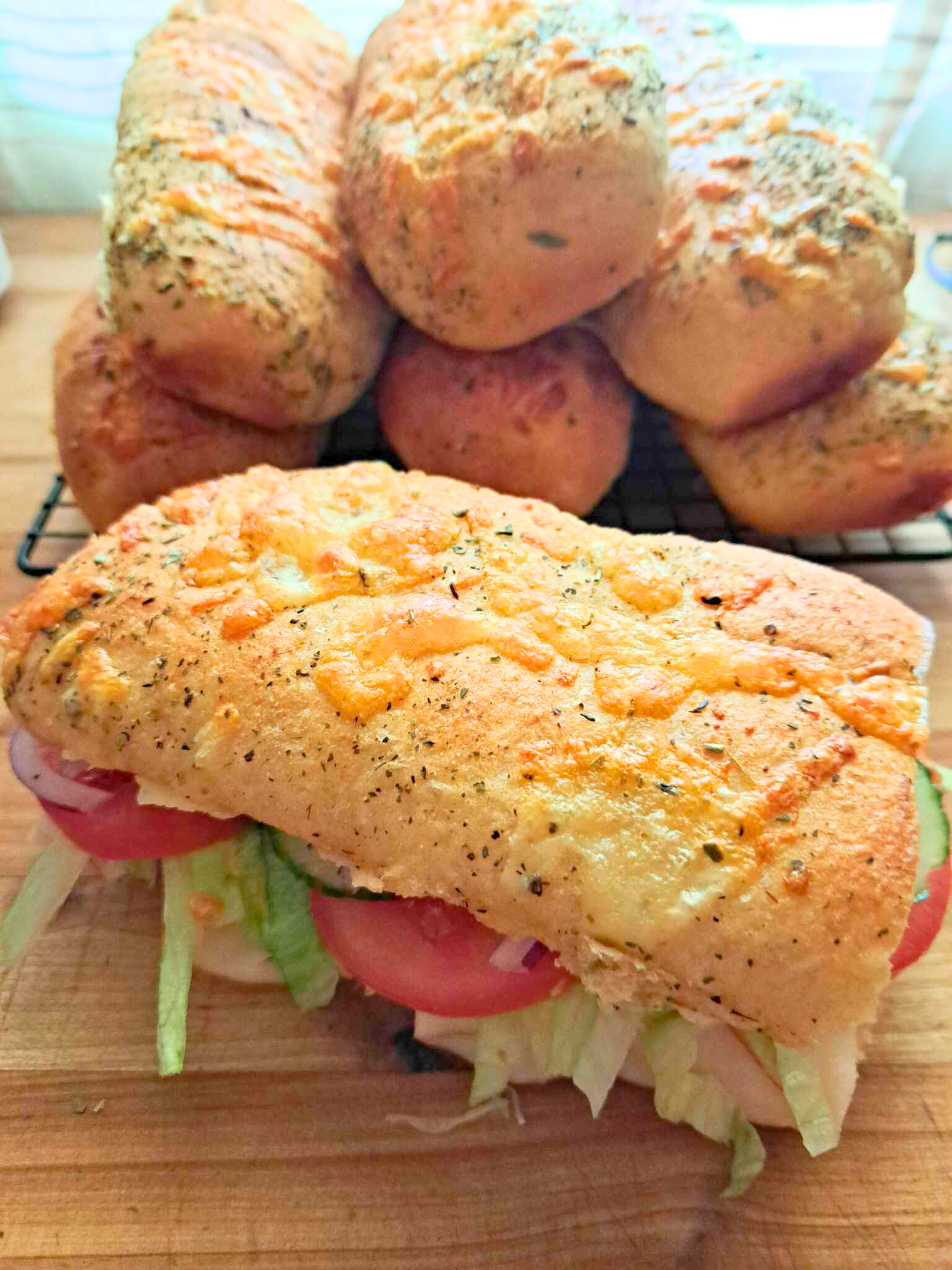 Homemade Subway-Style Sub Buns Made With Fresh Milled Flour - Fresh ...