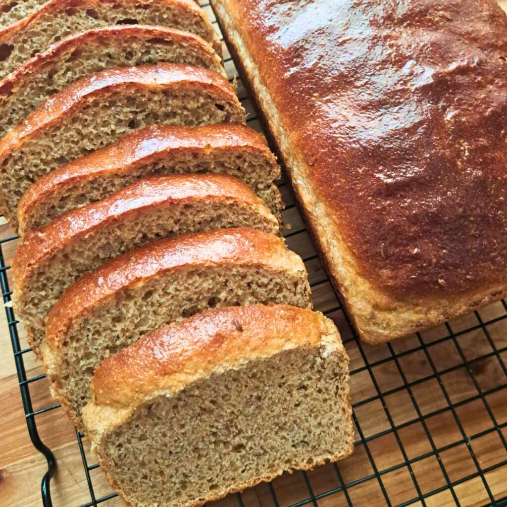Seeded Rye Bread Made With Fresh Milled Flour Jewish Rye Fresh Seeded Rye Bread Made With Fresh Milled Flour Jewish Rye Fresh